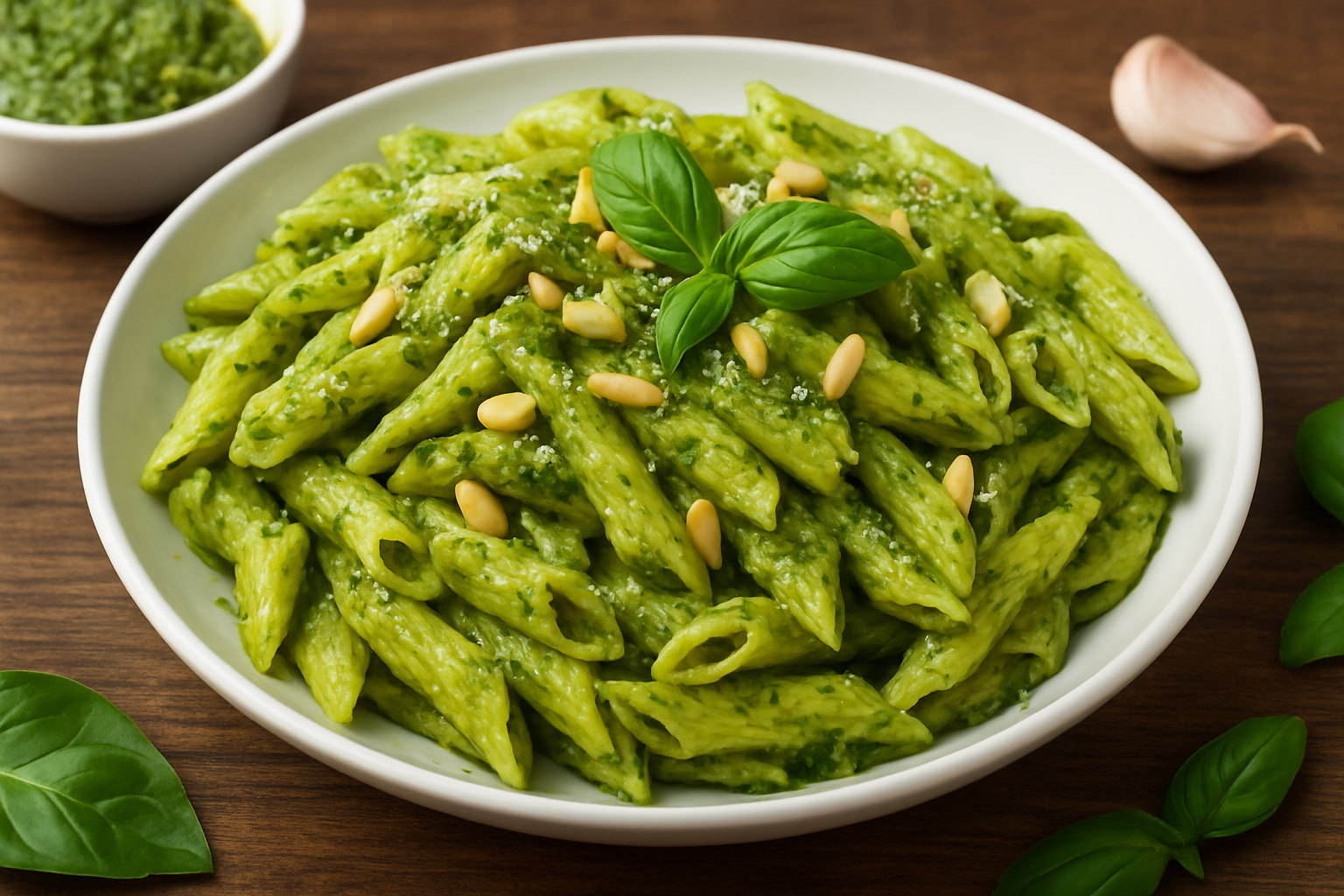 Receta Fácil De Pasta Al Pesto Casera | Manual De Cocina